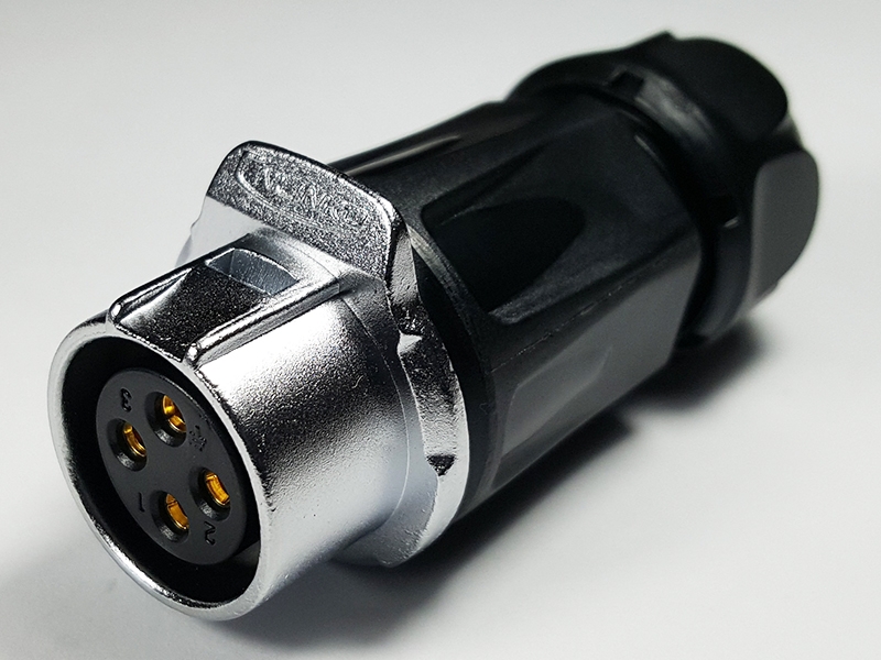Cnlinko - 4 Pins waterproof latching female circular connection plug # ...
