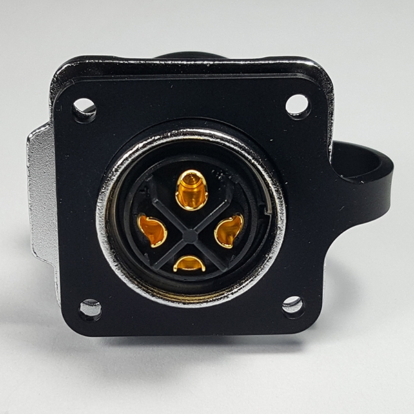 Cnlinko - 4 Pins waterproof latching female circular socket #EEC0915